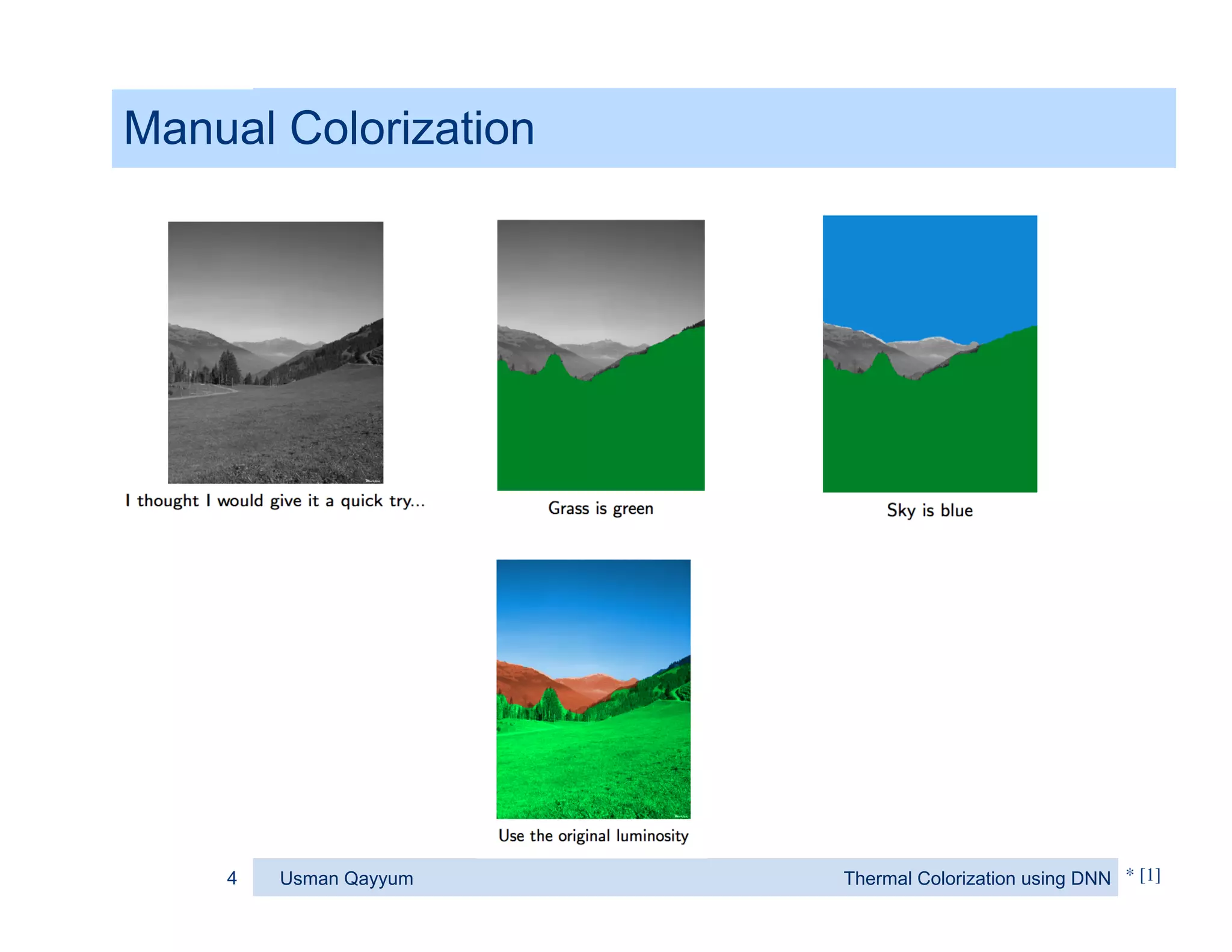 Thermal Colorization Using Deep Neural Network Ppt 3220