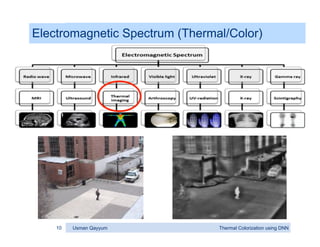 Thermal colorization using Deep Neural Network | PPT