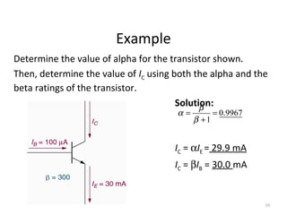 (Latest) topic 4 bipolar_junction_transistors | PPT