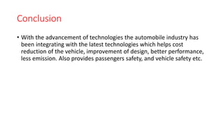 Latest trend in automobiles | PPTX