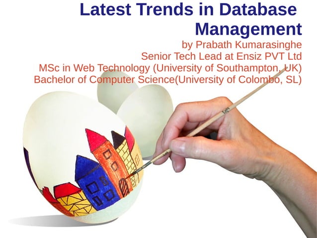 Latest trends in database management | PDF | Databases | Computer ...
