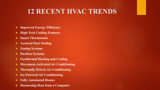 Latest trends in hvac system | PPTX
