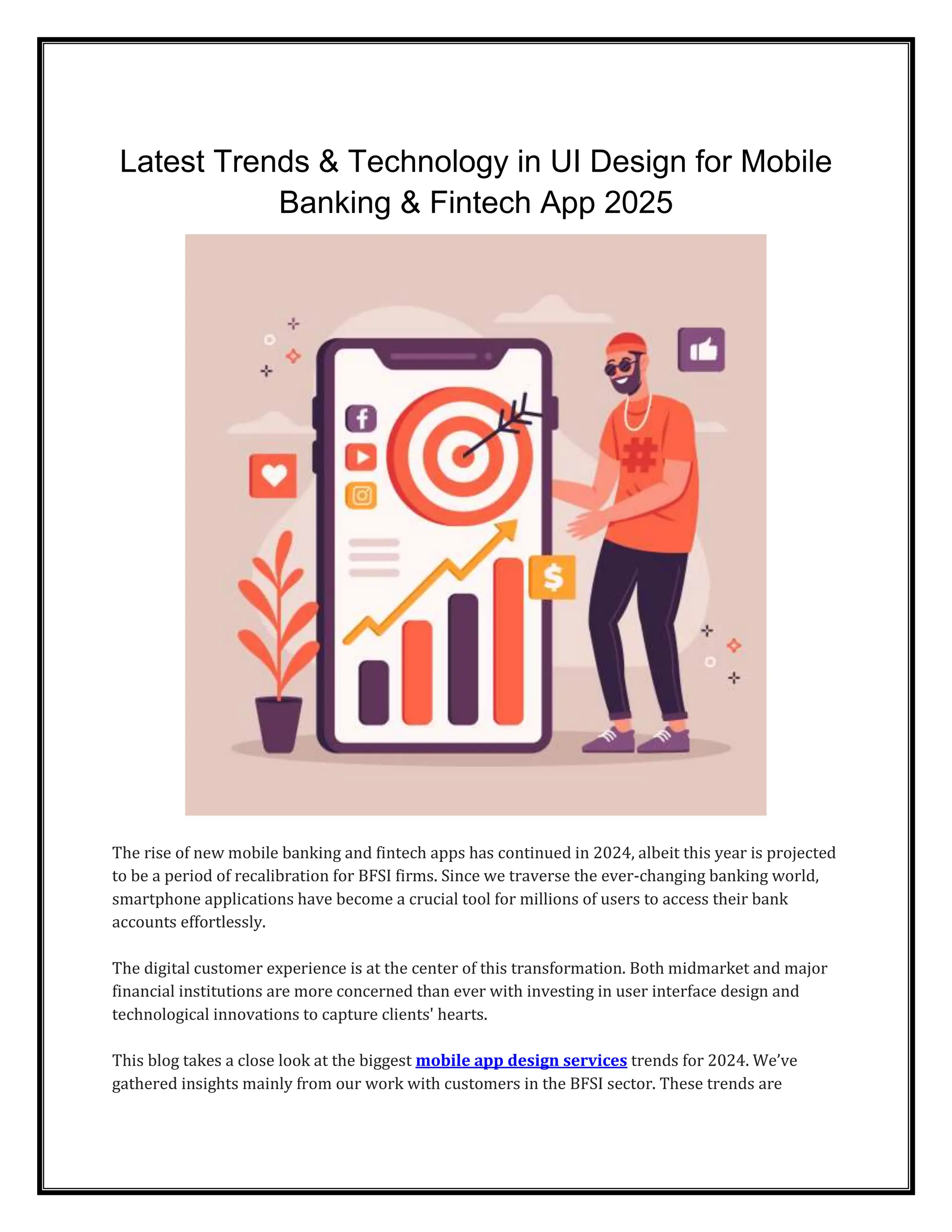 Latest Trends & Technology in UI Design for Mobile Banking & Fintech ...