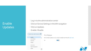 Latest updates from office 365 | PPT
