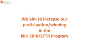Submitting Successful NIH SBIR / STTR Proposals | PDF