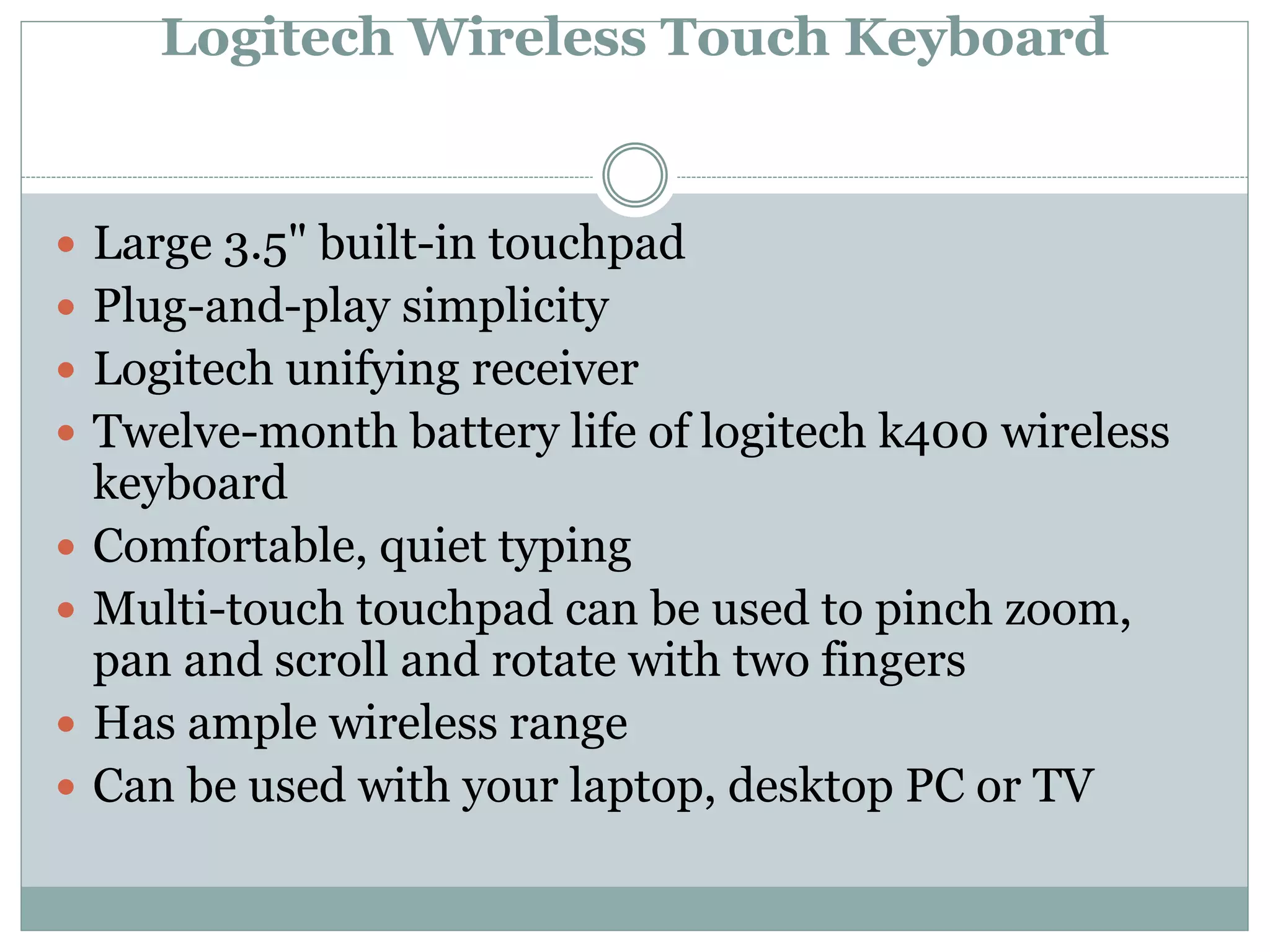 Latest wired and wire less keyboards | PPT