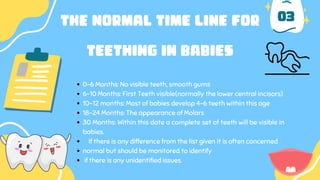 Late Teething in Babies: What It Means for Your Child’s Development" | PPT