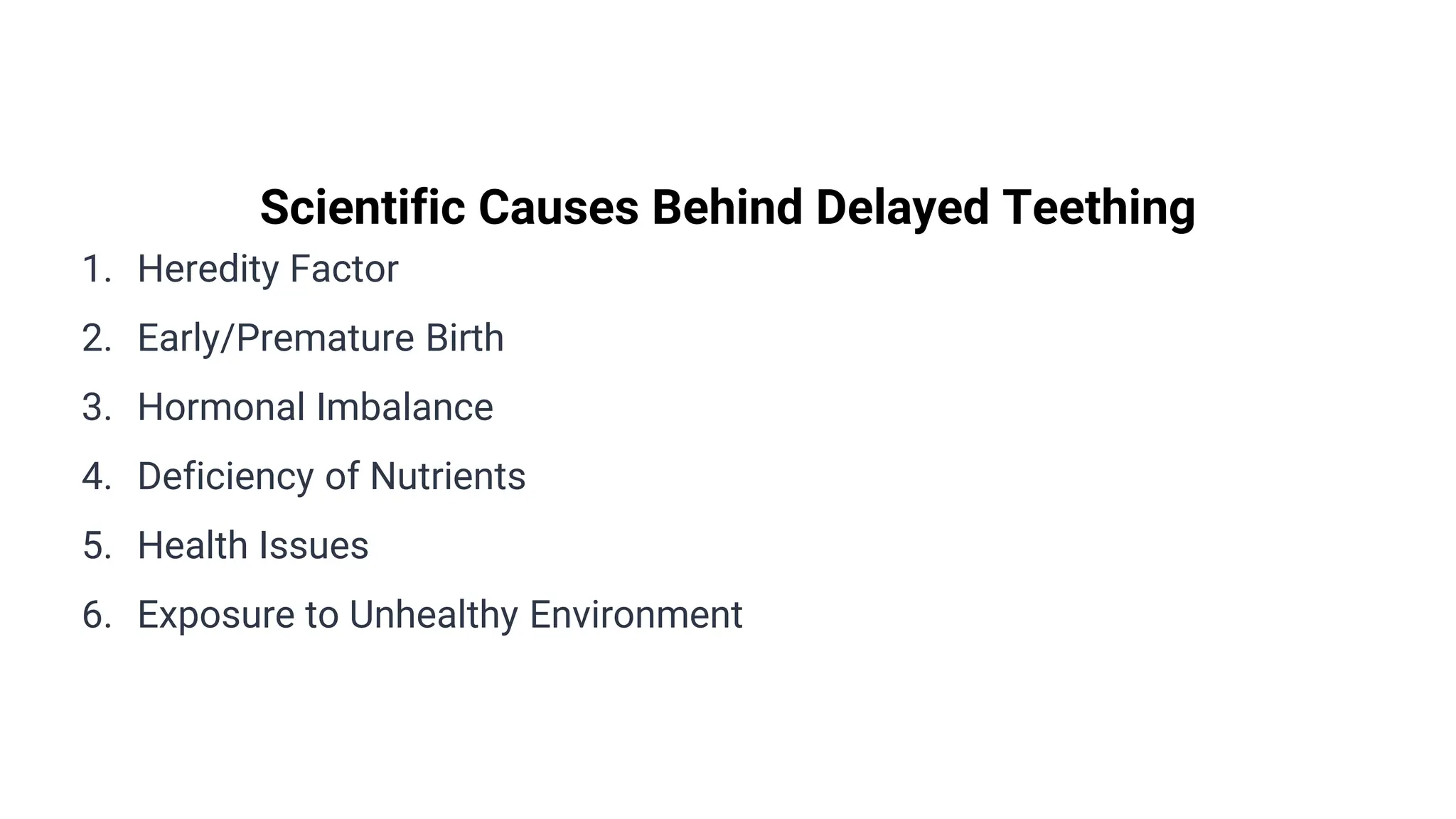 Late teething sign of intelligence or concern .pptx