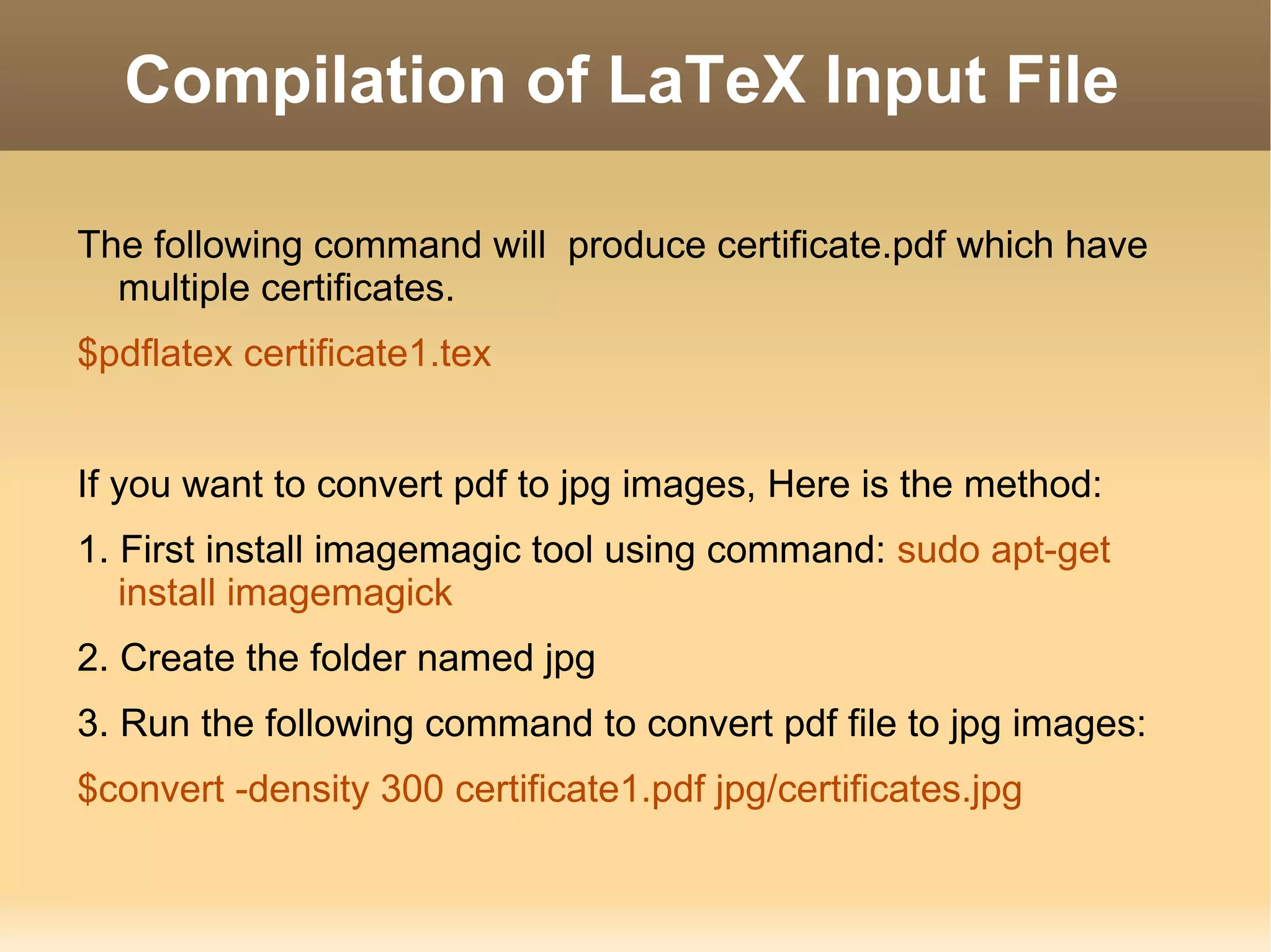 Latex | PPT