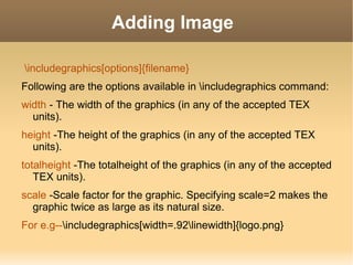 Latex | ODP | Desktop Publishing | Computer Software and Applications