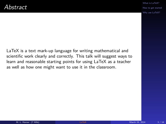 Learning Latex | PDF