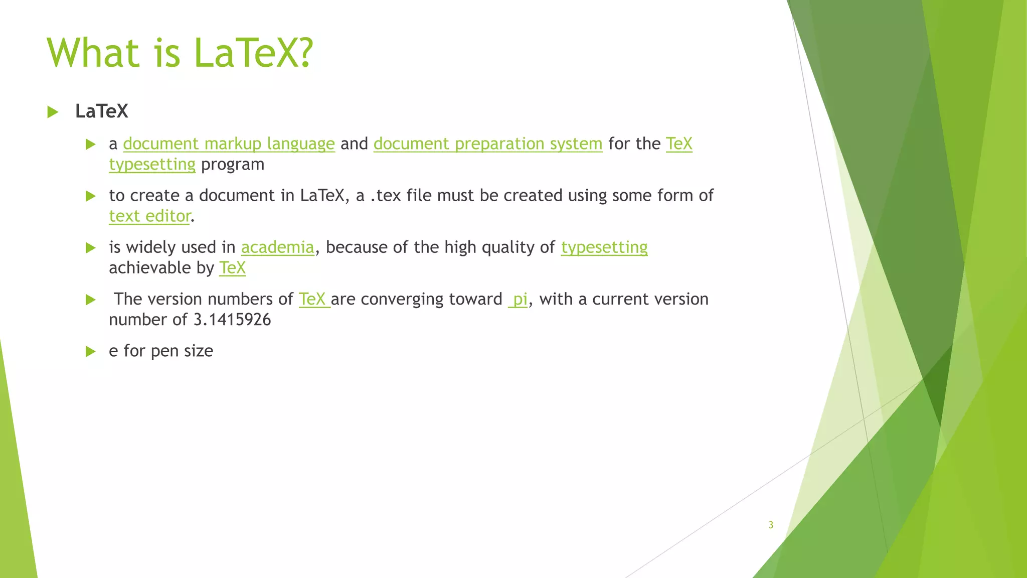 LaTex tutorial with Texstudio | PPTX