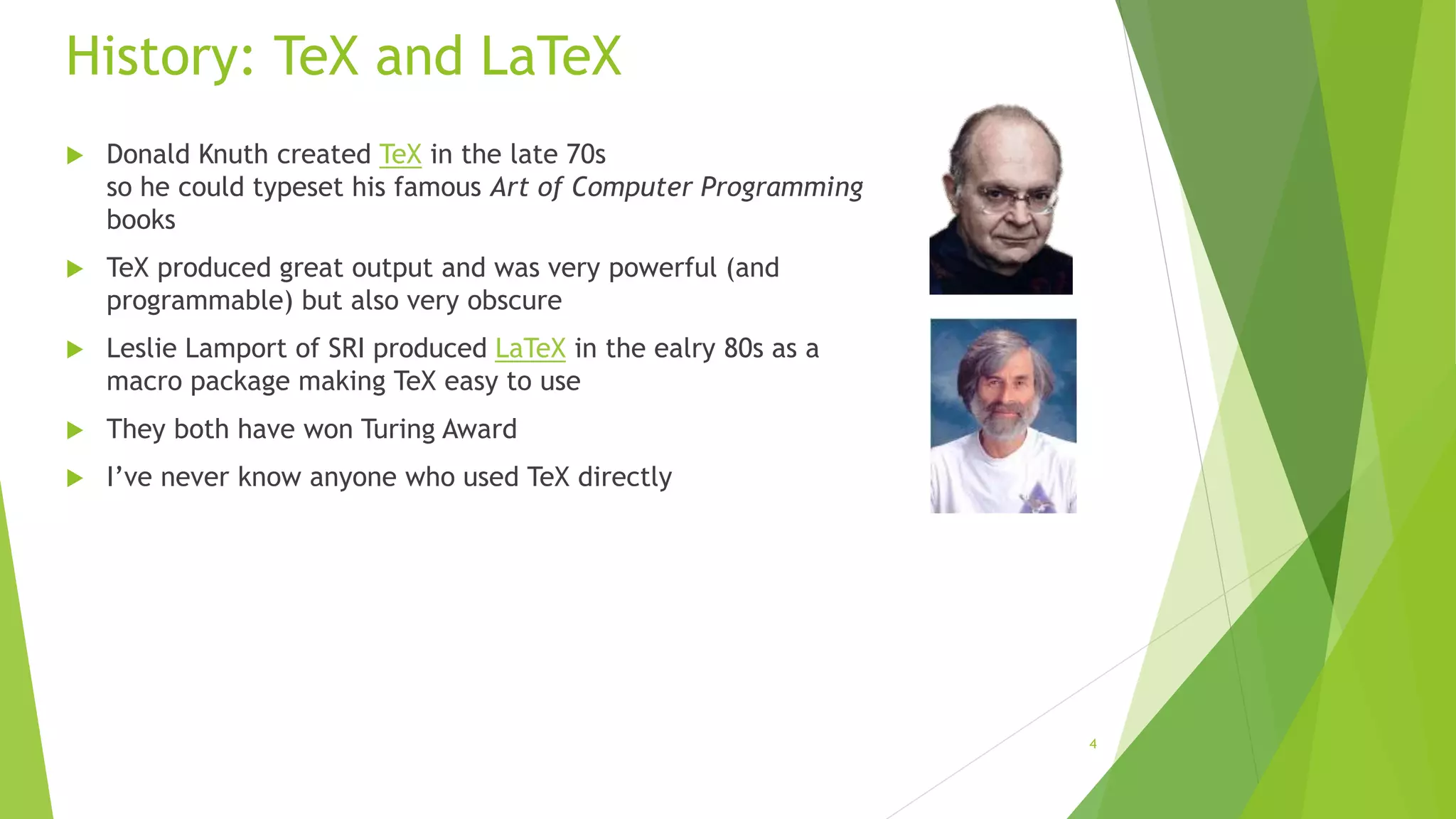 LaTex tutorial with Texstudio | PPTX