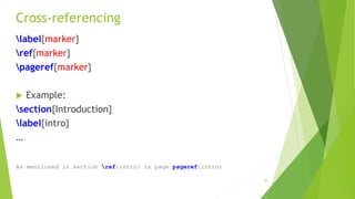 LaTex tutorial with Texstudio | PPTX
