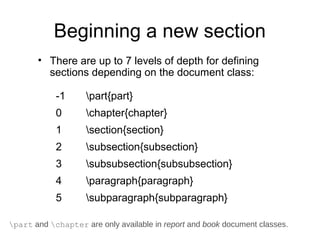 Latex for beginners | PPT