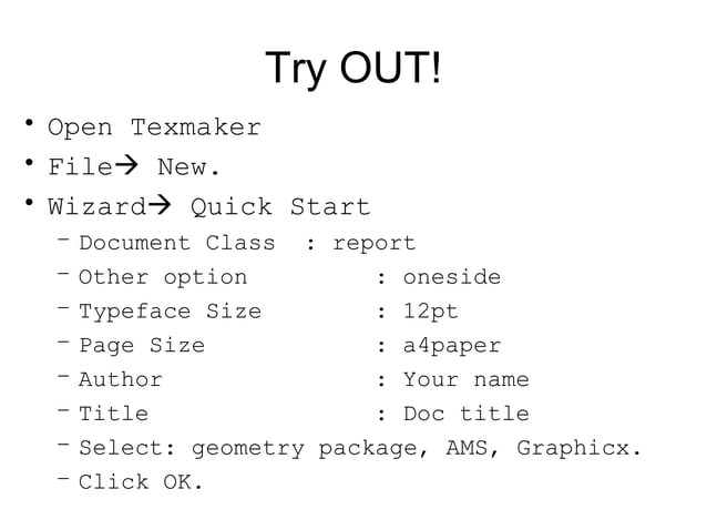 Latex for beginners | PPT