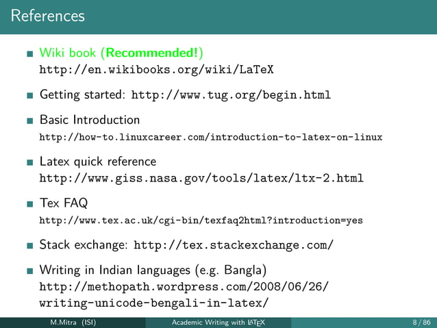 Introduction to basic LaTeX for academic writing | PDF