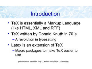 latex power point presentation to learn latex | PPT