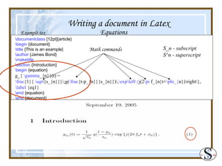 latex document how it is preapred, guide | PPT