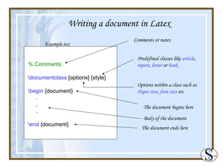 latex document how it is preapred, guide | PPT