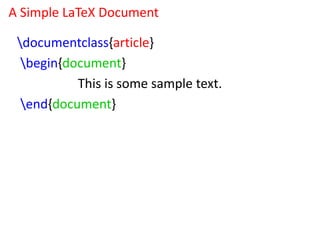 Latex - Companion for a Researcher - A Review.ppt