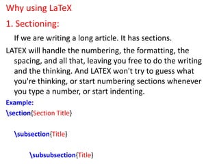 Latex - Companion for a Researcher - A Review.ppt