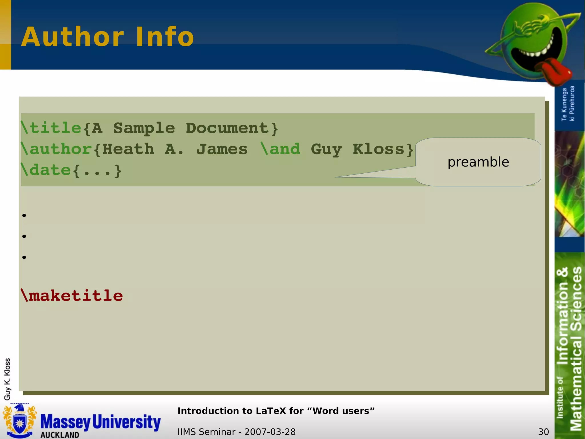LaTeX Introduction for Word Users | PDF