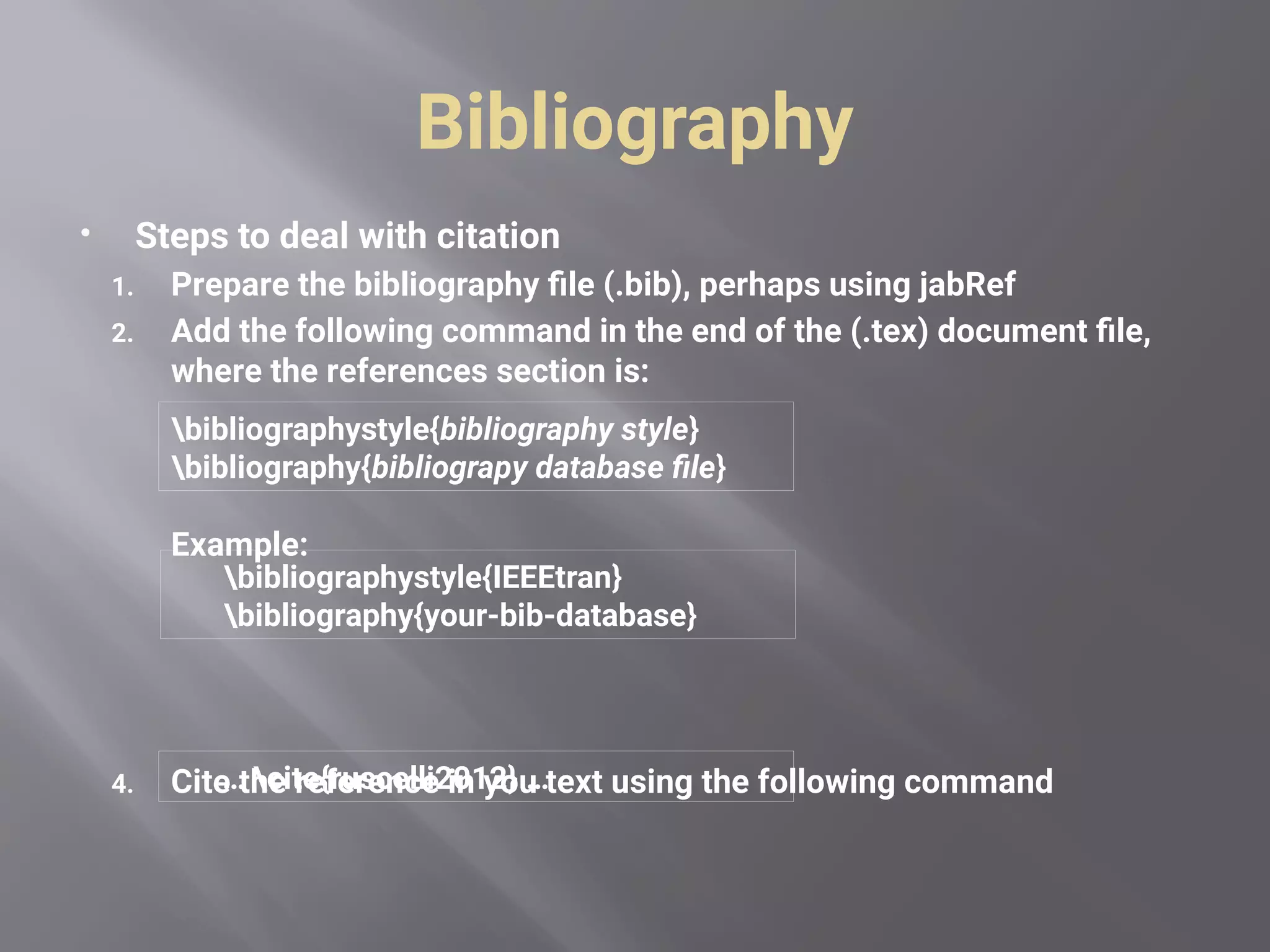 Introduction To Latex | Pdf