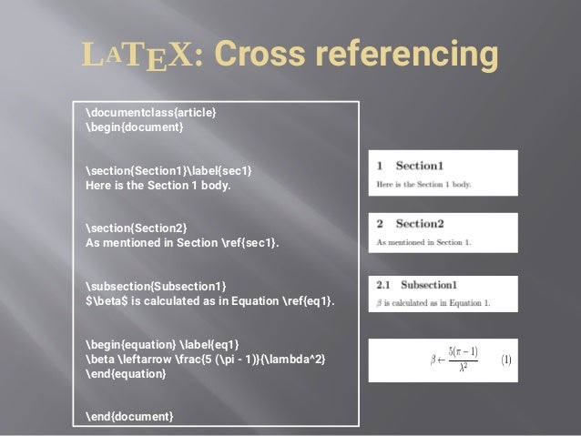 Introduction To Latex