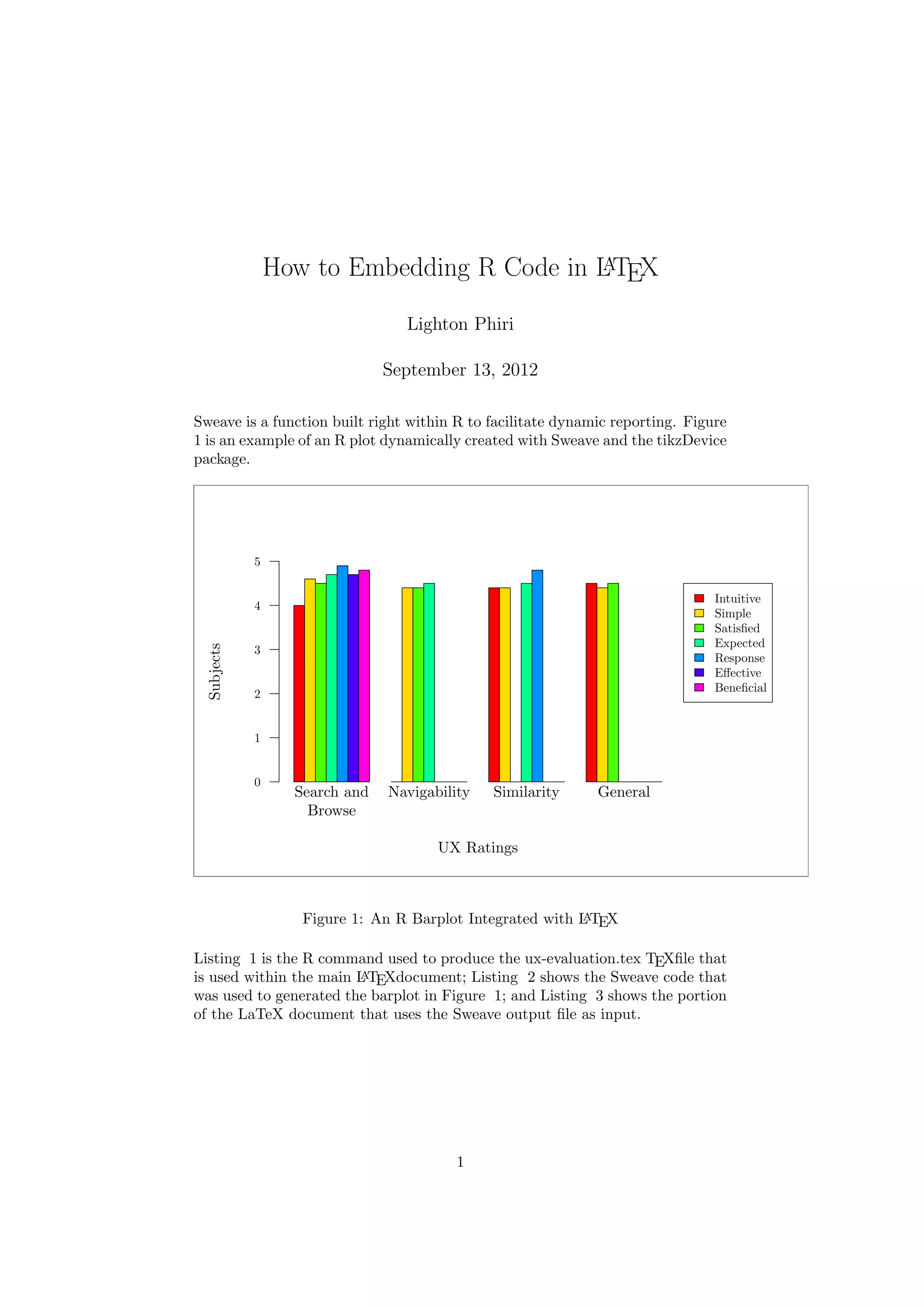 Latex Sweave Tikz Sample Output Pdf