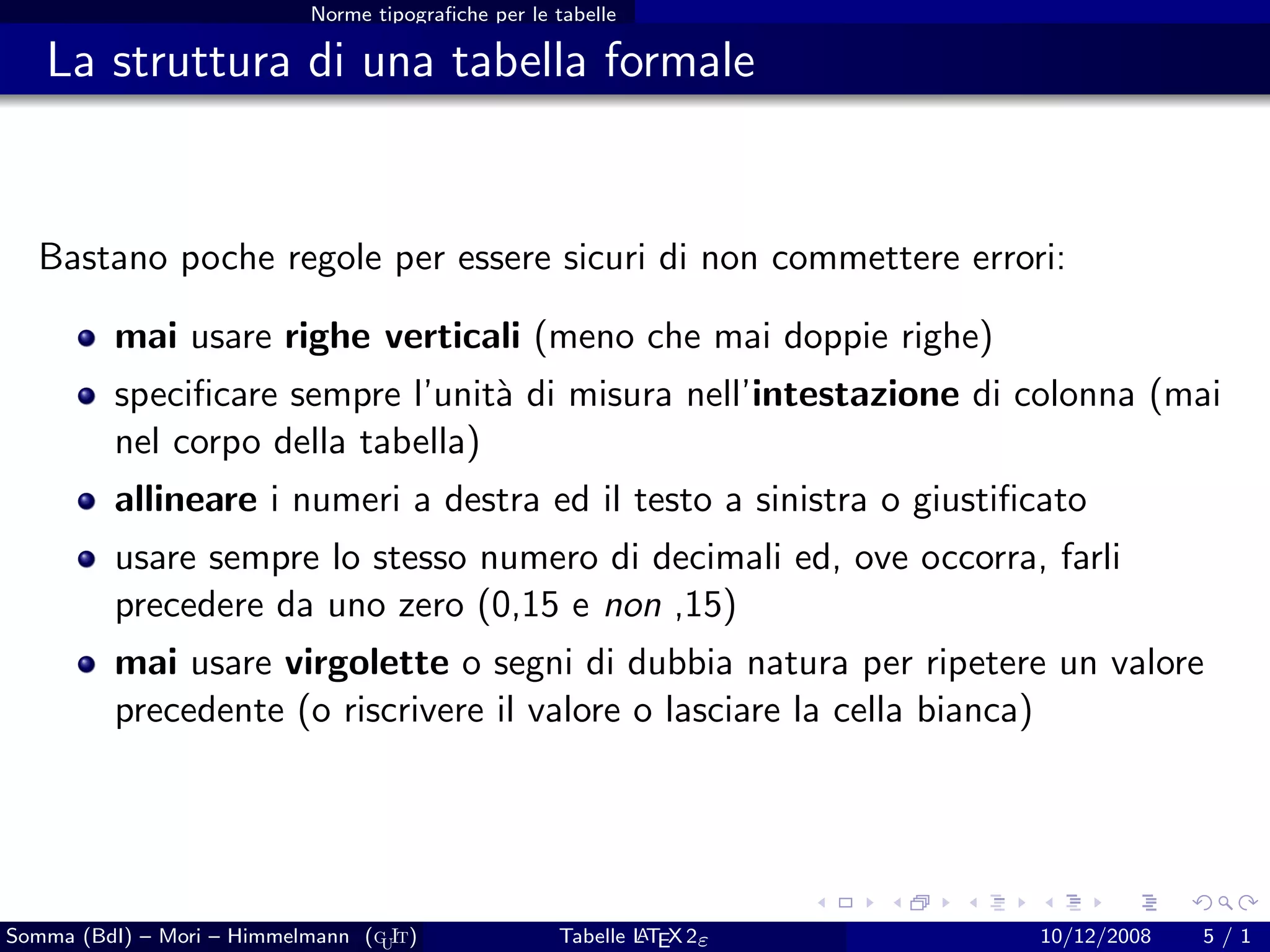 Latex Tabelle (pacchetti e metodi) | PDF