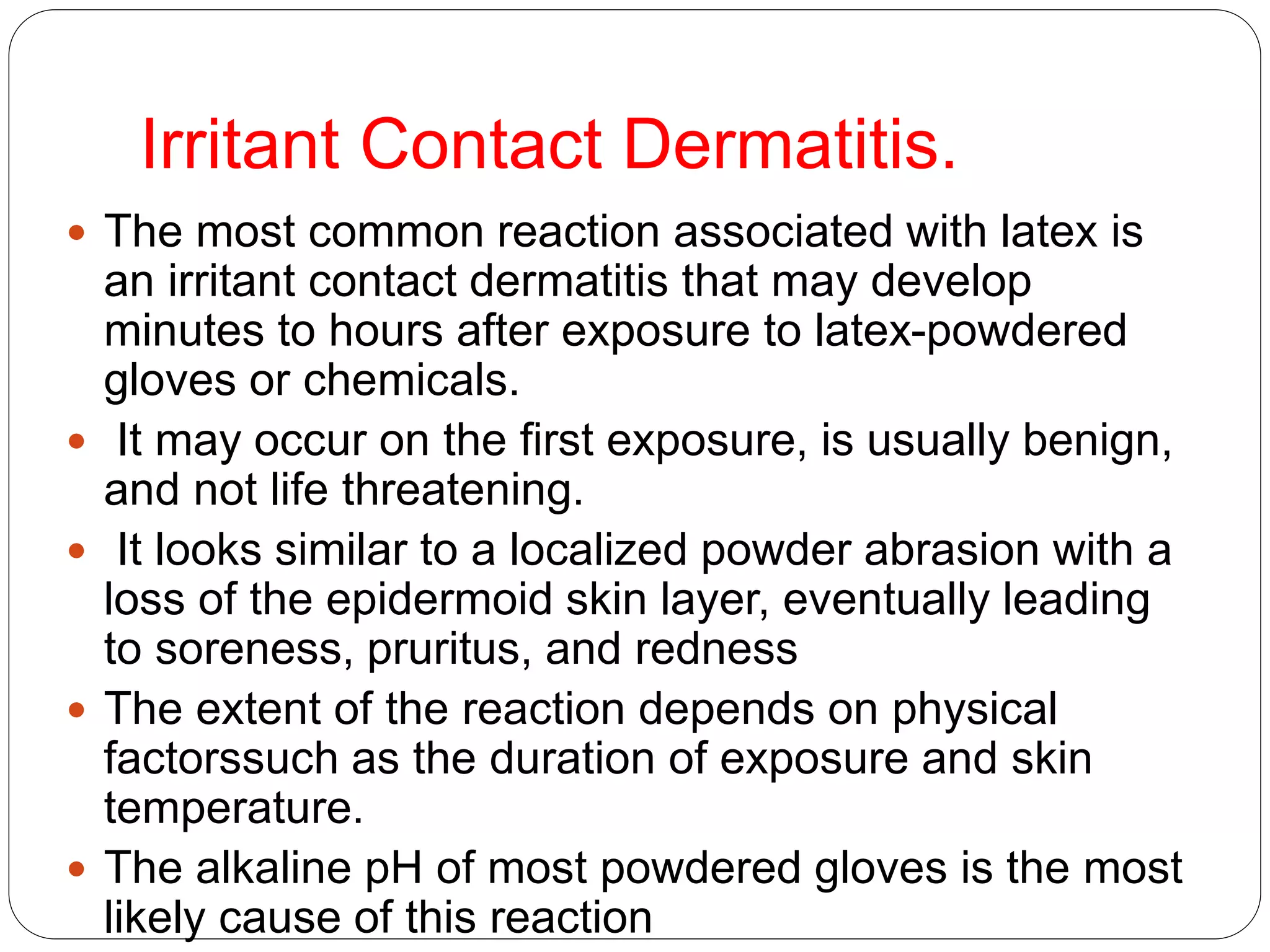Latex allergy and its management | PPTX