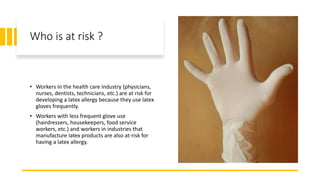 Latex Allergy | PPTX