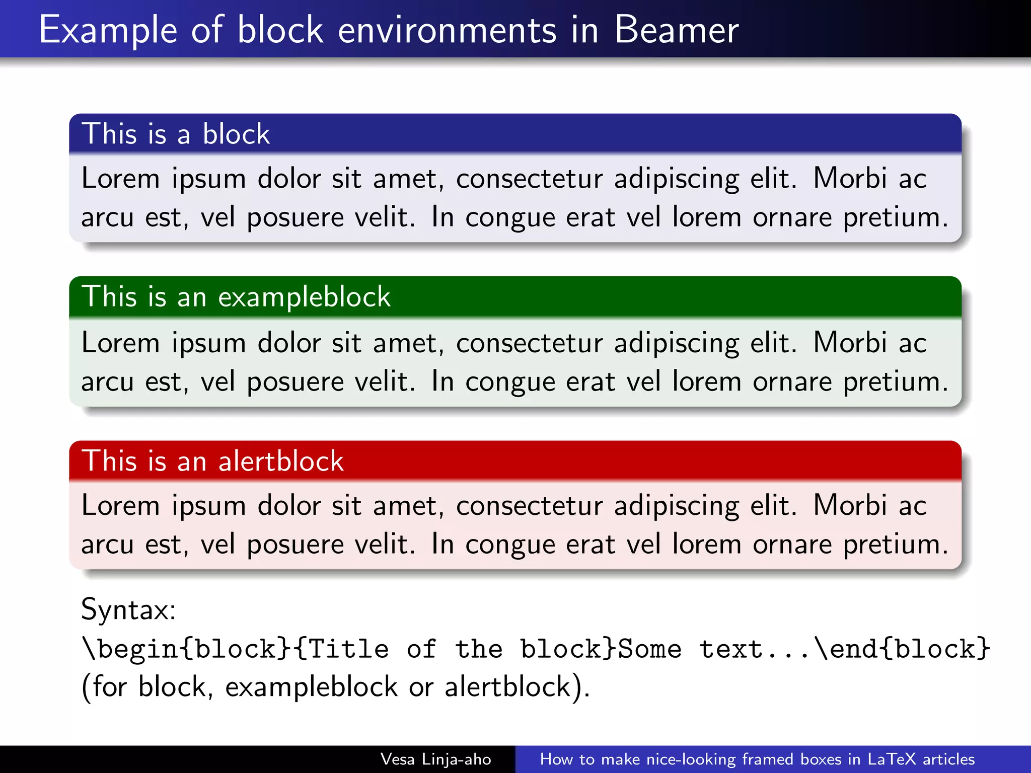 How to make boxed text with LaTeX | PDF