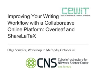 Improving Writing Projects with Overleaf | PPT