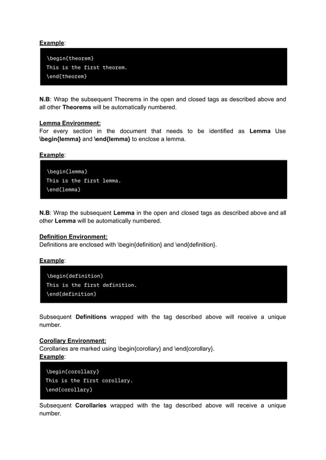 LaTeX Environment Usage Guide (Theorem, Lemma, Definition & Corollary).pdf