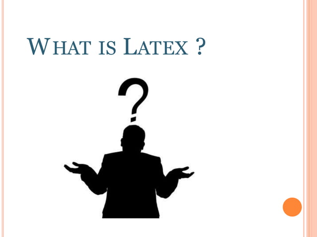 Latex For Beginner | Pptx