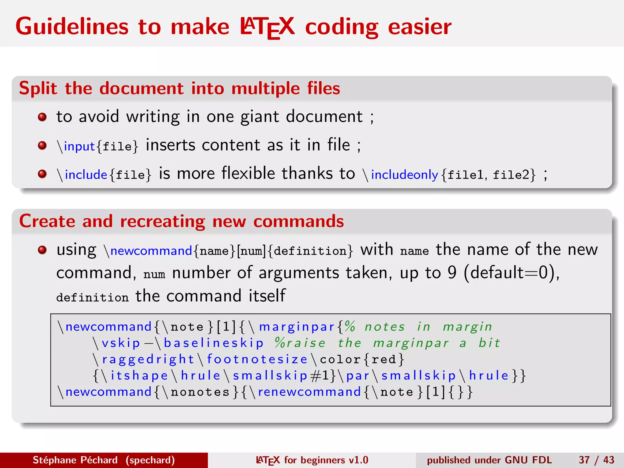 LaTeX for beginners | PDF