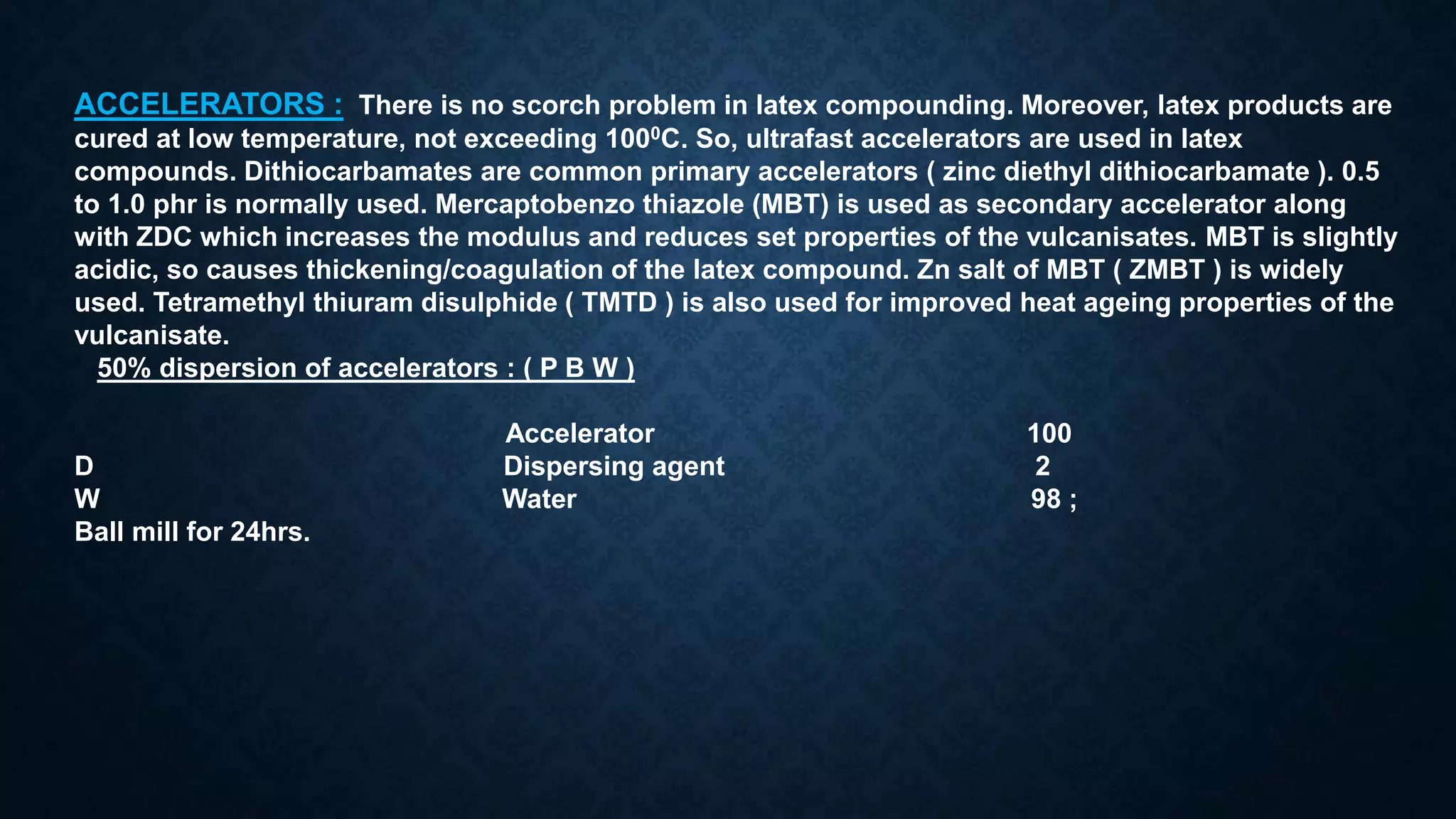 Latex ingredients (powerpoint) | PPTX