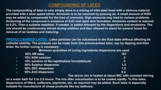 Latex ingredients (powerpoint) | PPTX