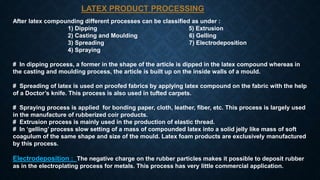 Latex ingredients (powerpoint) | PPTX