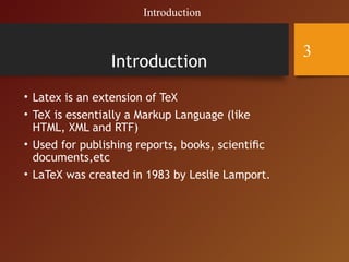 Latex intro | PPT
