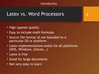 Latex intro | PPT