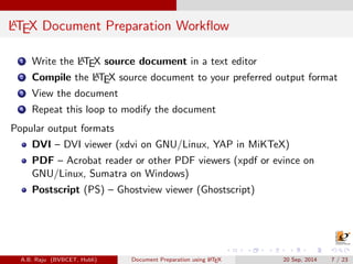 Introduction to LaTeX | PDF