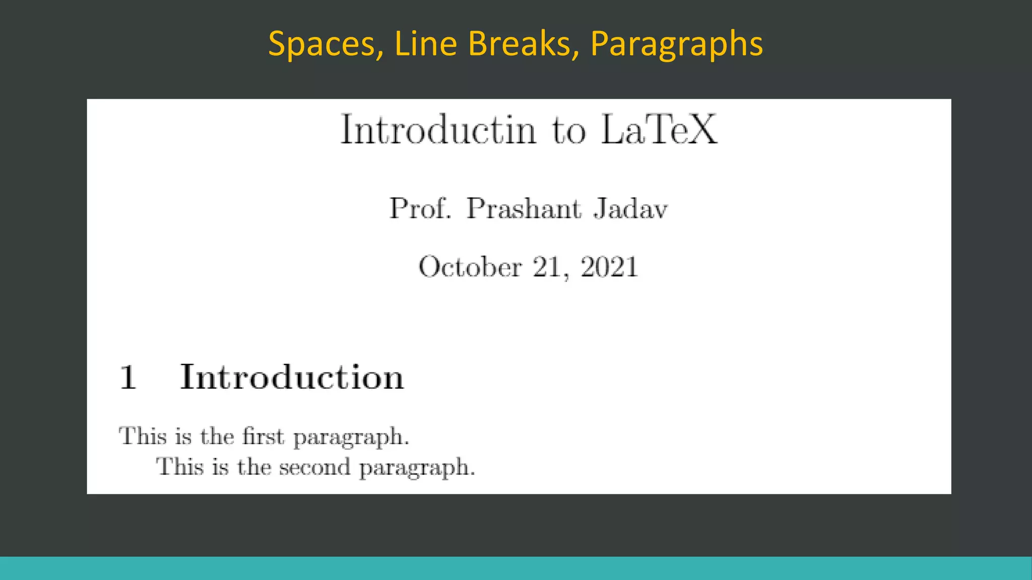 Latex Introduction for Beginners | PDF
