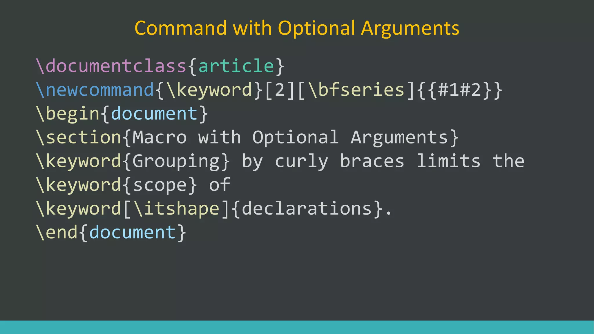 Latex Introduction for Beginners | PDF