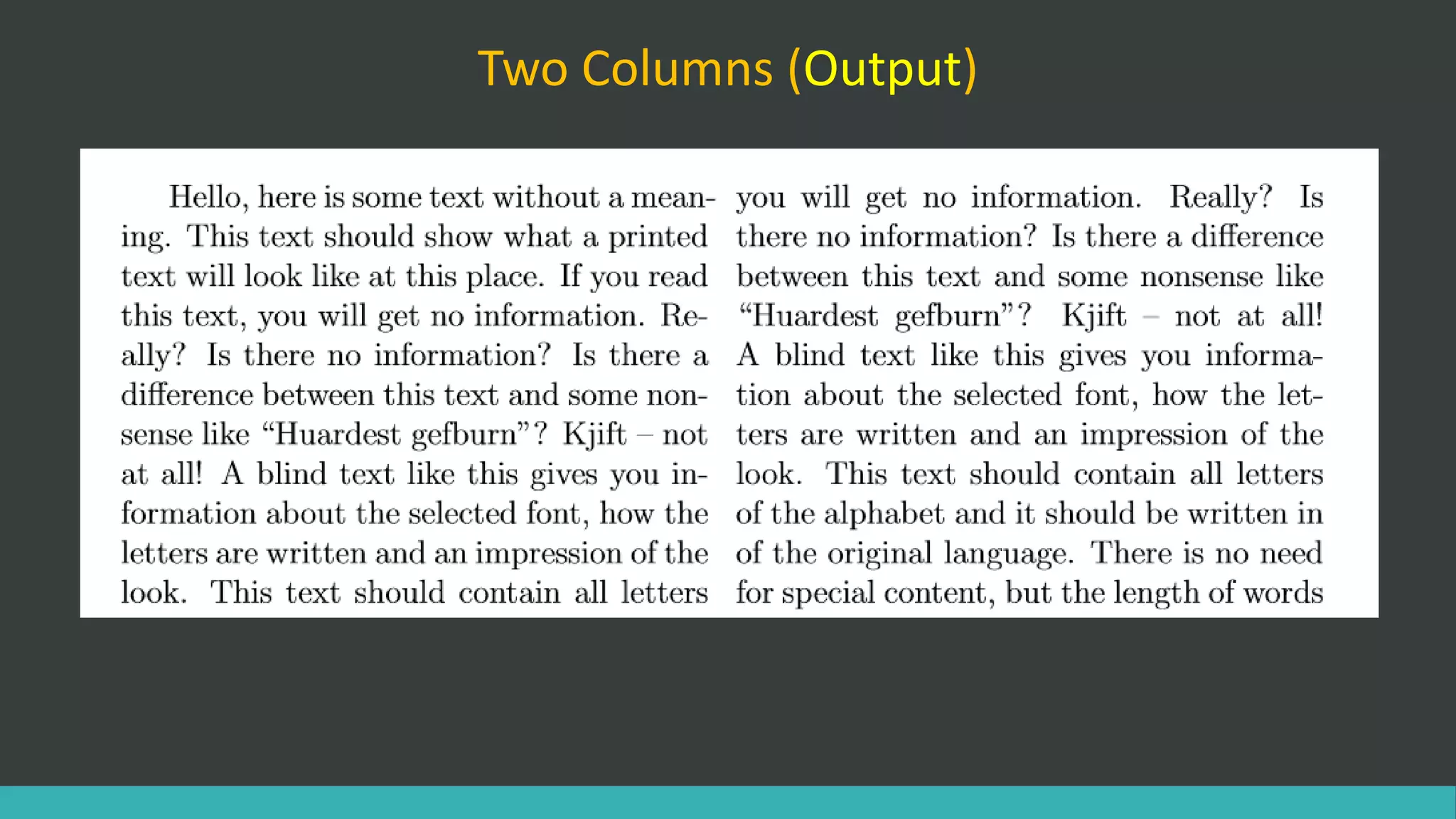 Latex Introduction for Beginners | PDF