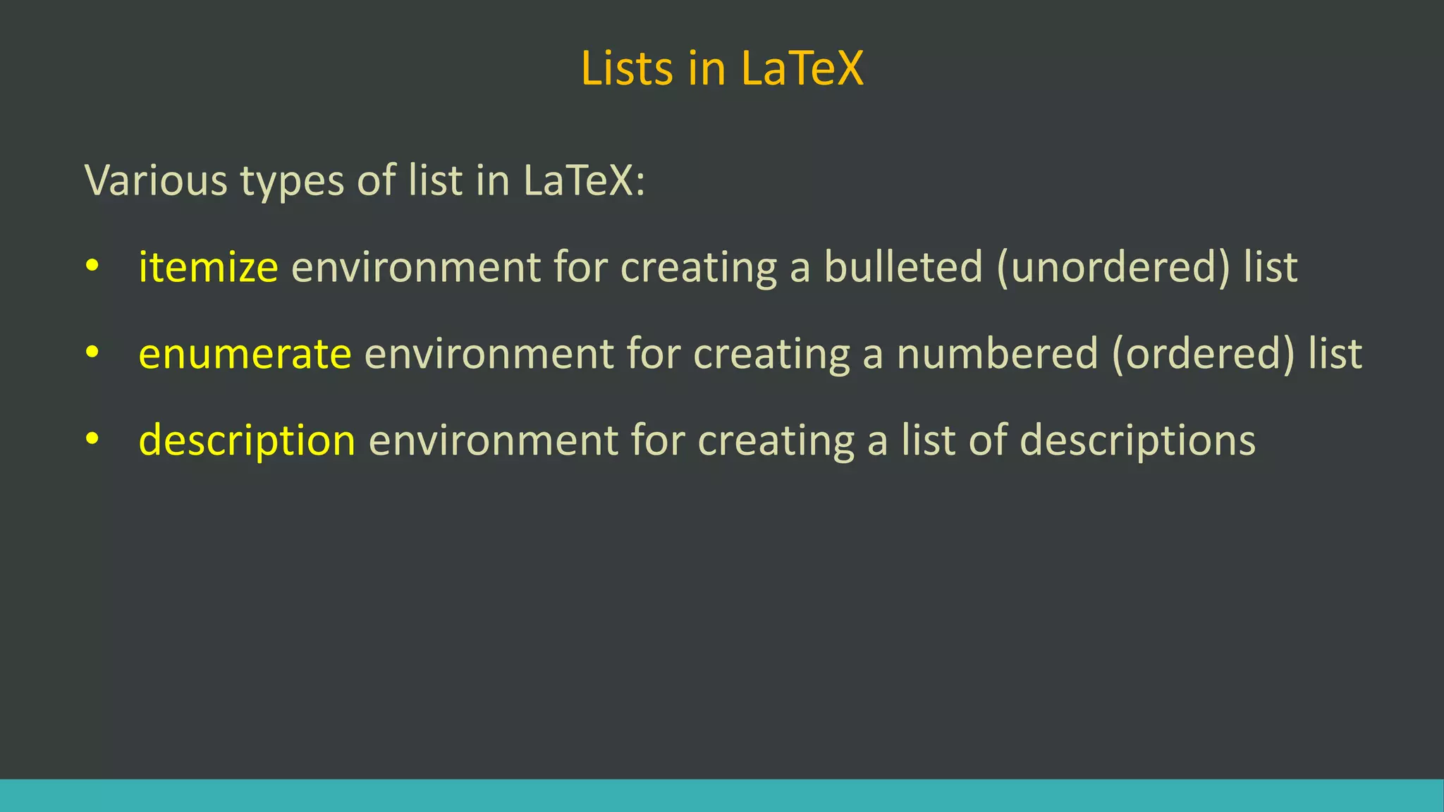 Latex Introduction for Beginners | PDF