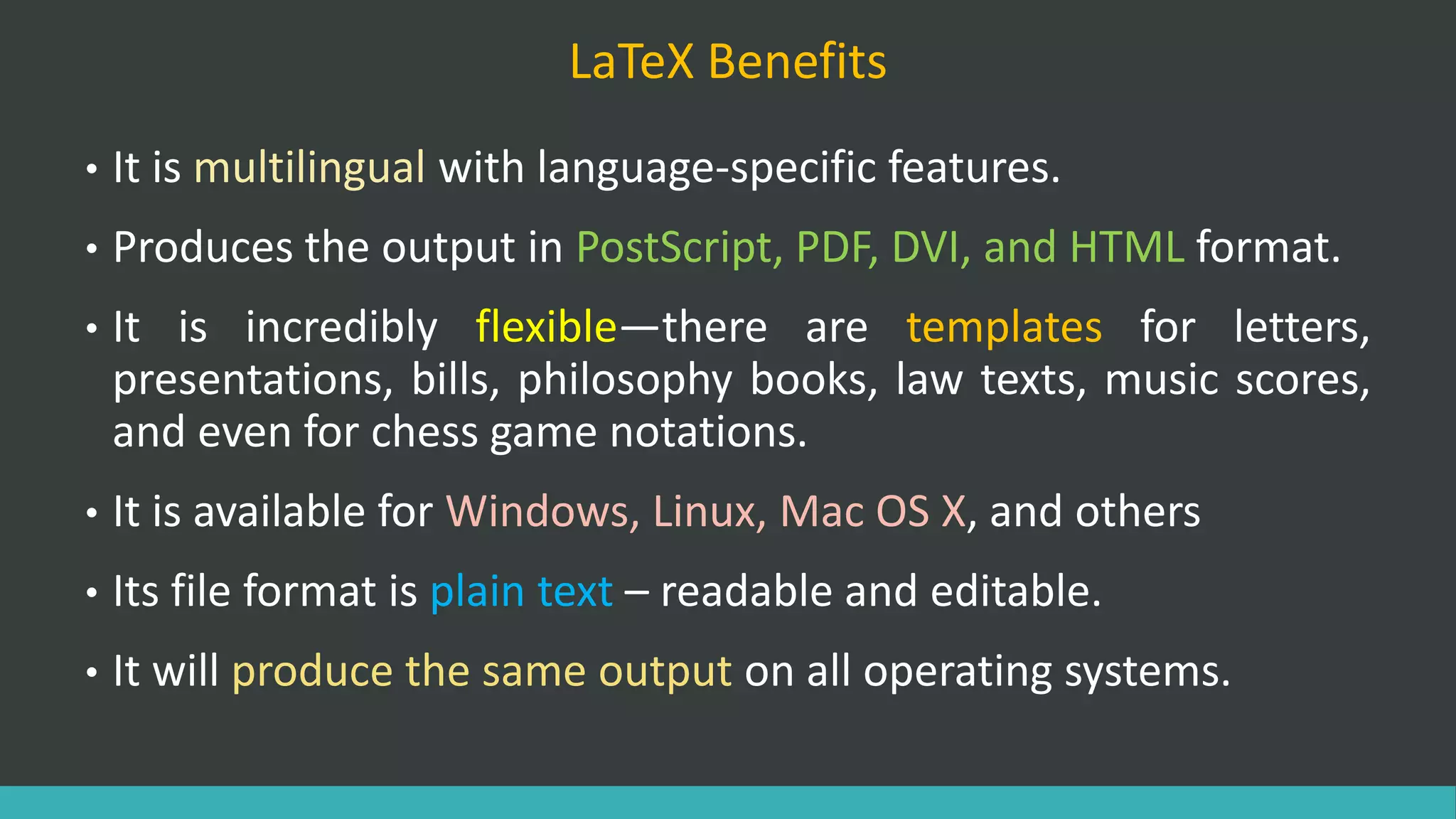 Latex Introduction for Beginners | PDF