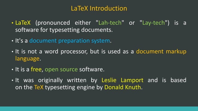 Latex Introduction for Beginners | PDF